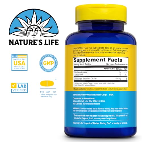 Bone health support with strontium