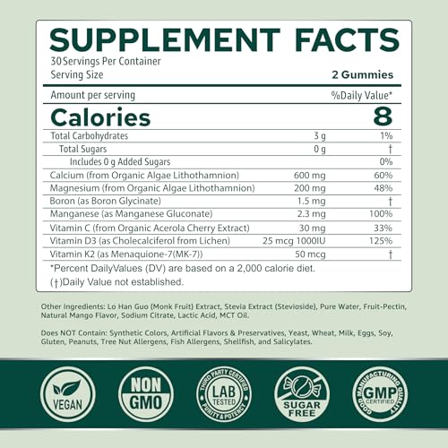 bone strength calcium gummies