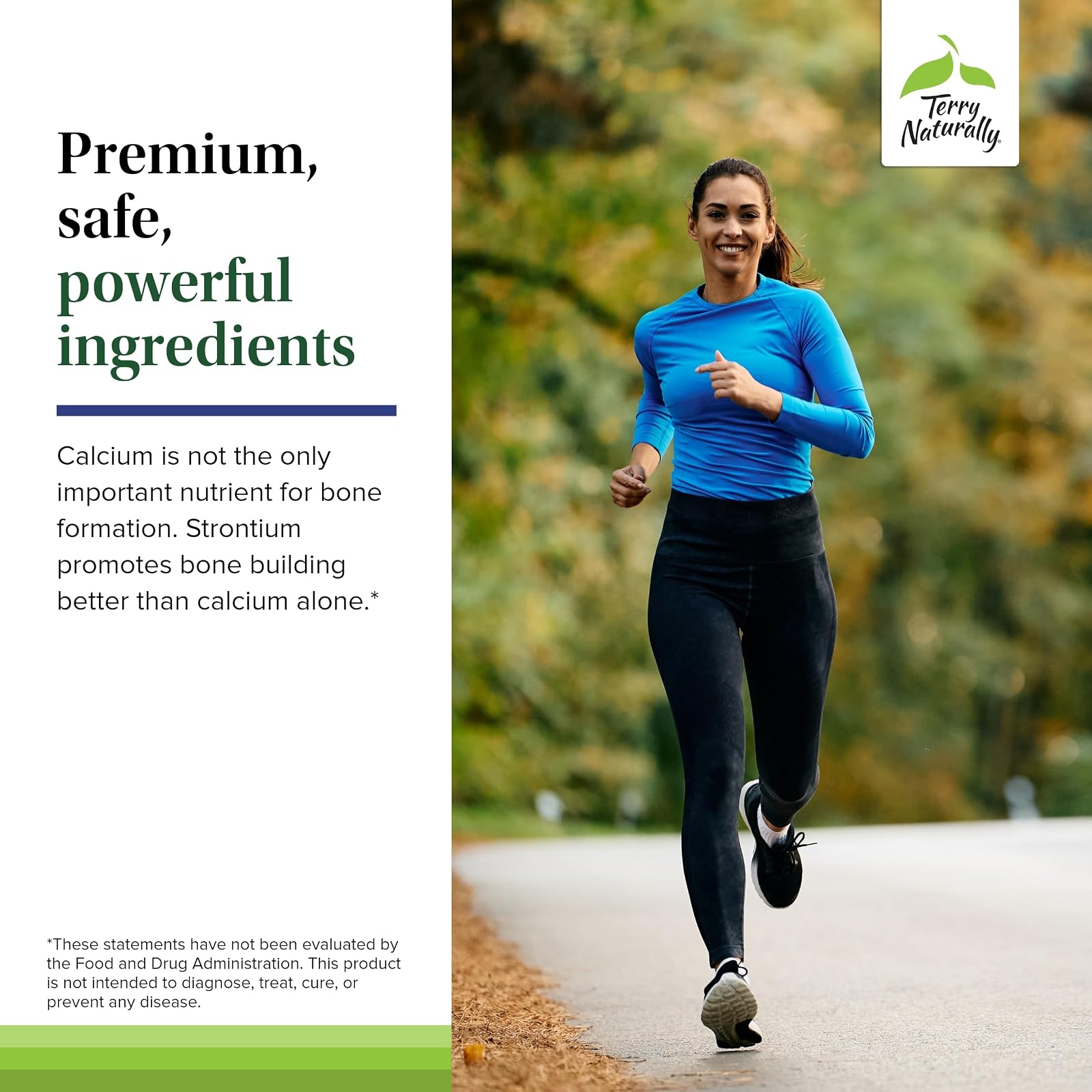 Bone strength formula with strontium