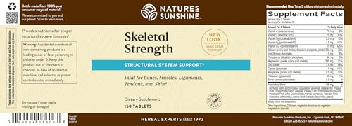 Bone strength formula with vitamins