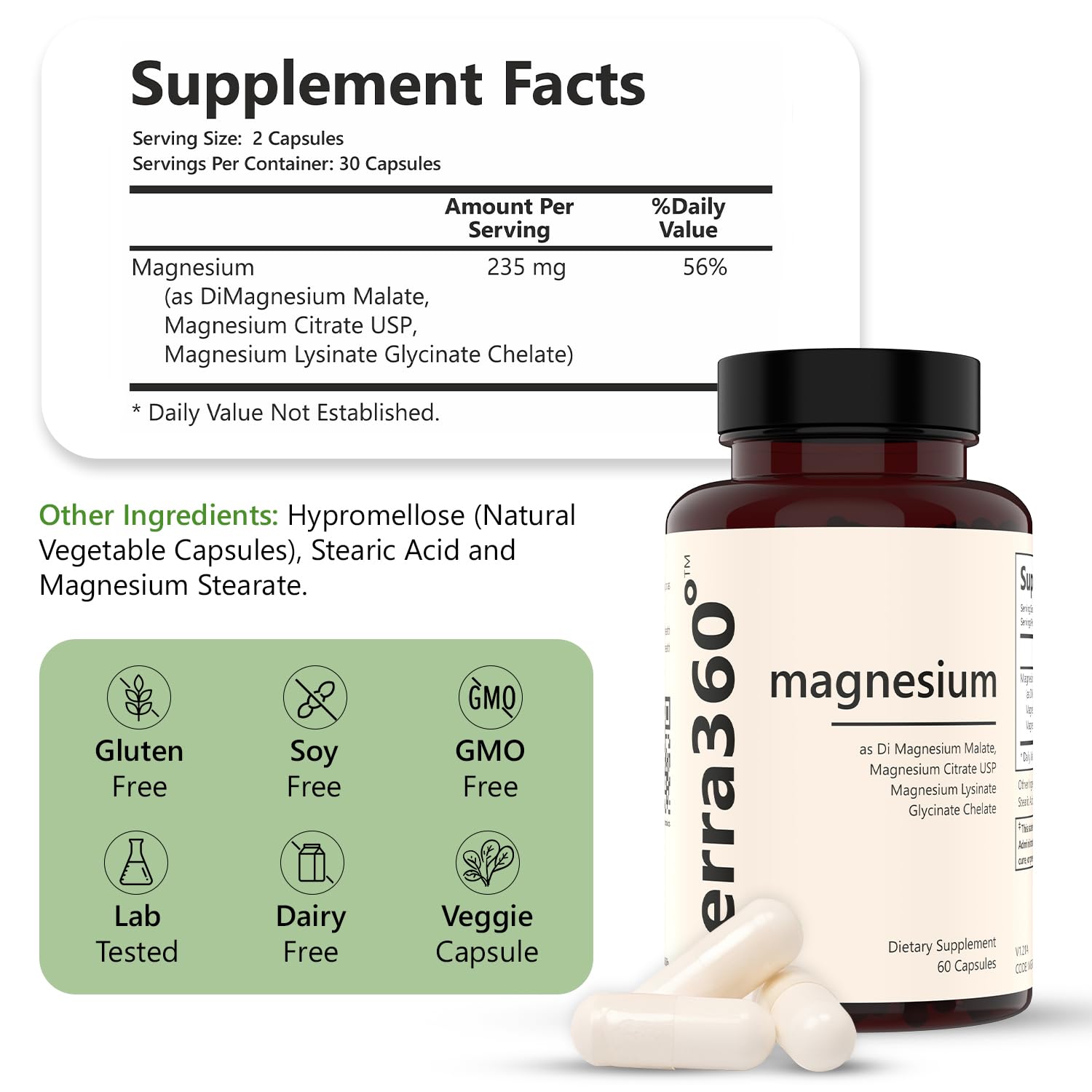 bone strength magnesium glycinate formula
