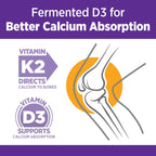 Bone strength support with calcium