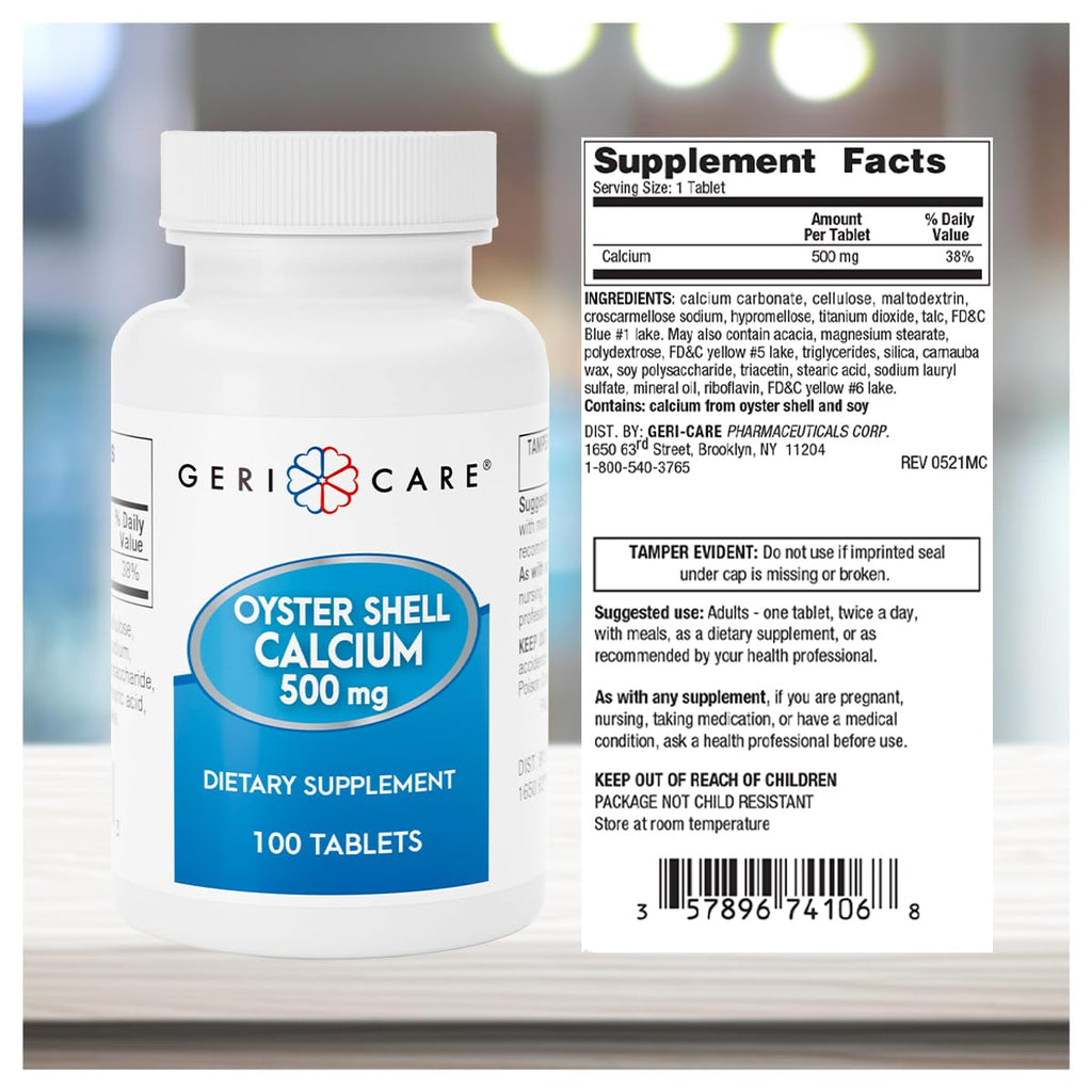 Bone strength support with GeriCare calcium