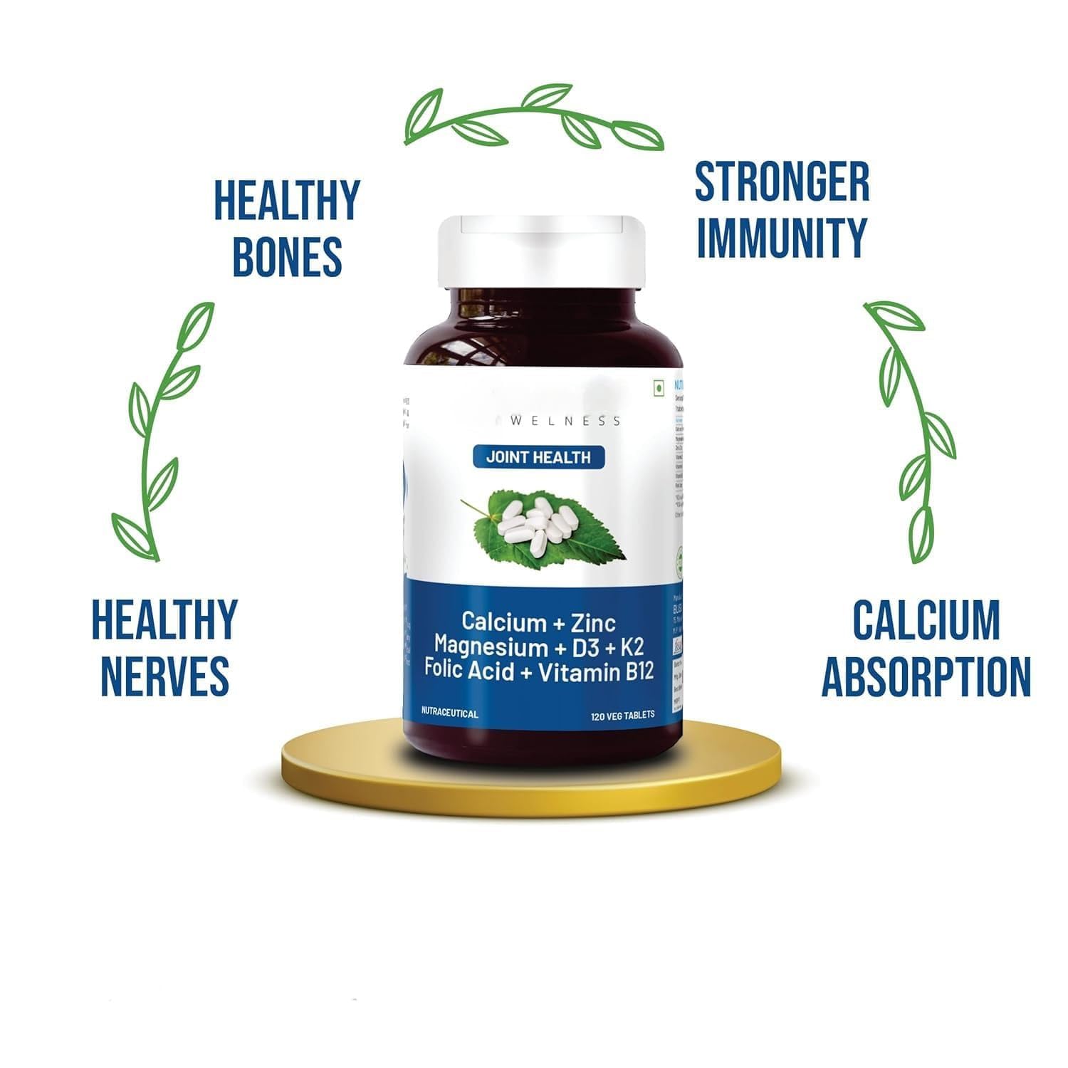bone strength support with vegetarian tablets