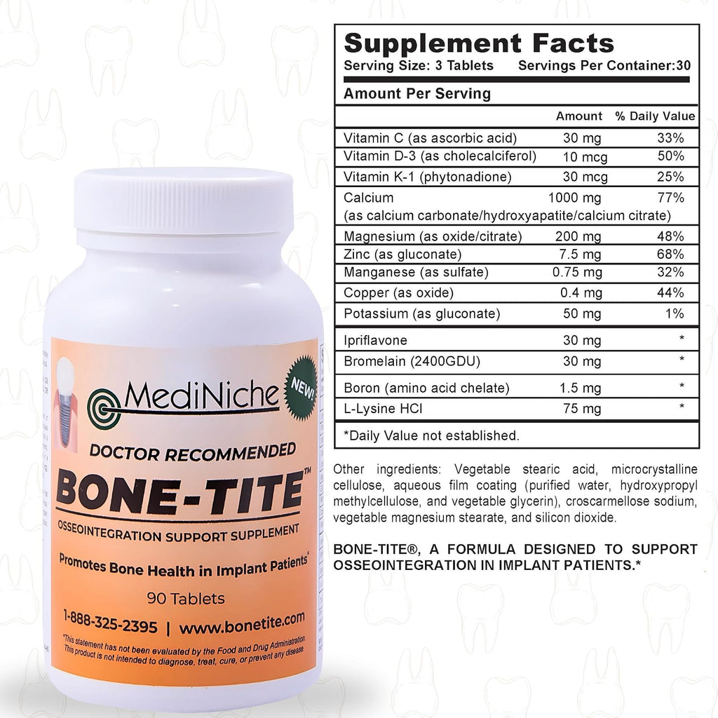 Bone-Tite multivitamin for seniors bone health