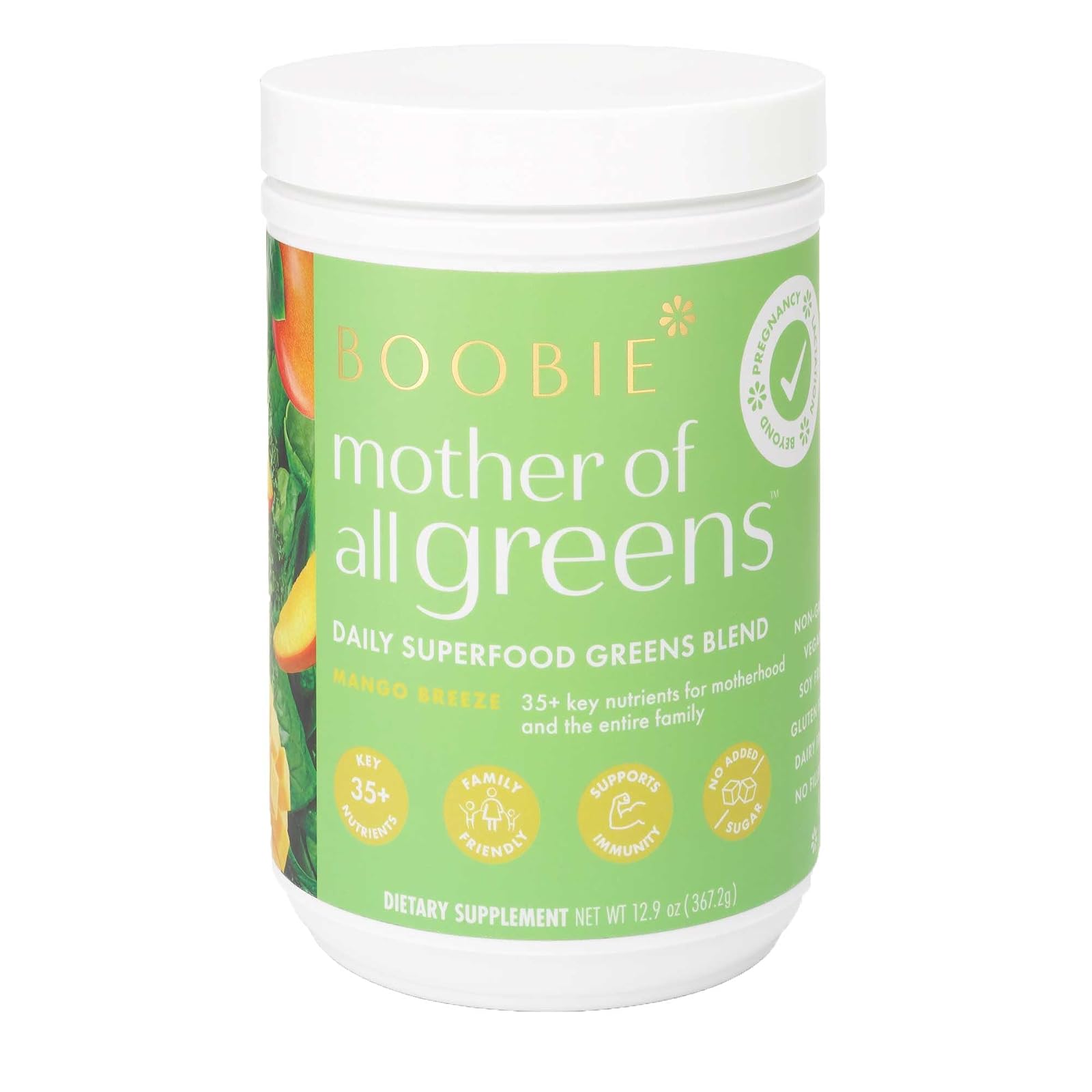 Boobie Superfood Greens Powder benefits