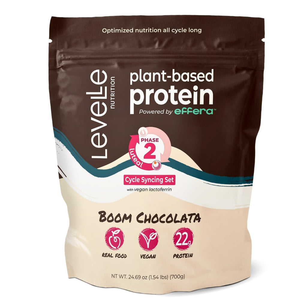 Boom Chocolata plant-based protein powder
