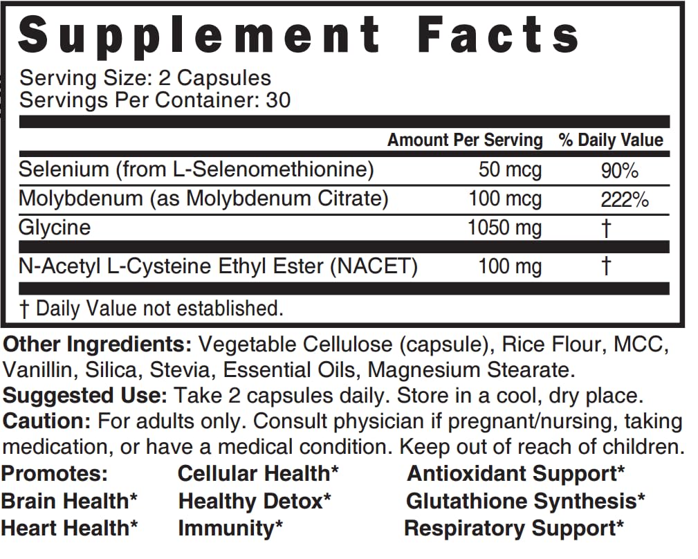 Boost antioxidant levels with N-Acetyl Cysteine