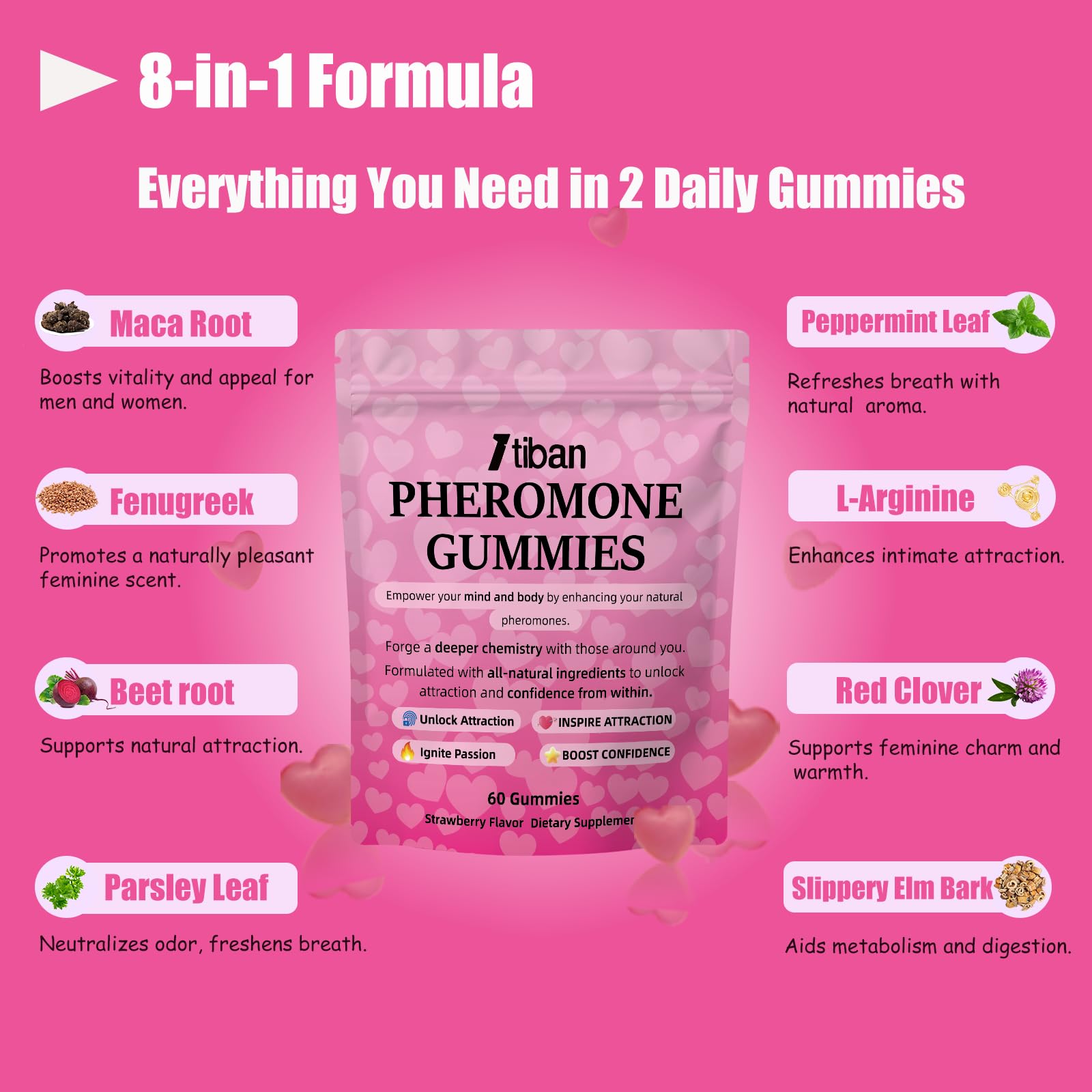 Boost attraction with pheromone gummies