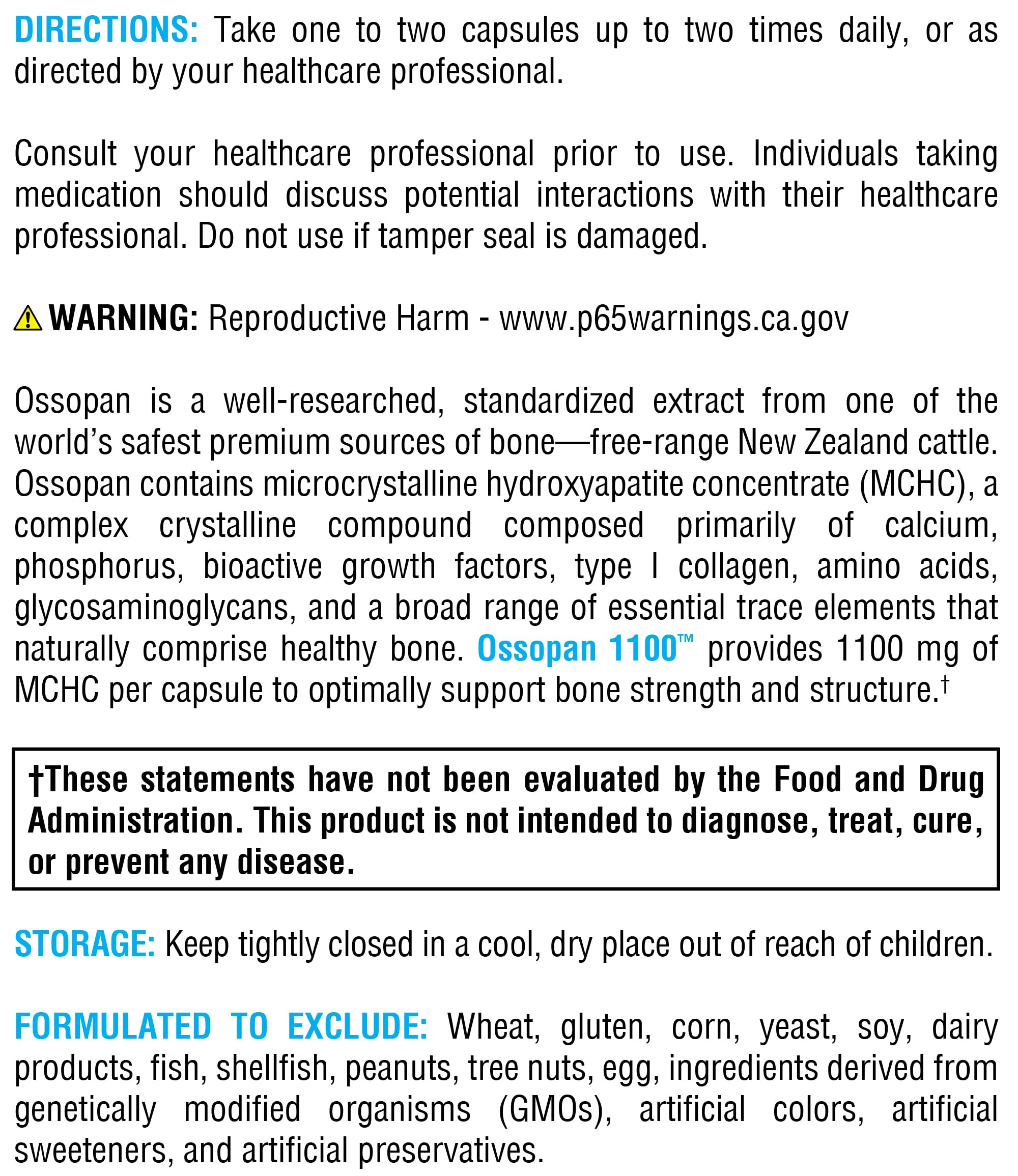 Boost bone strength with calcium supplement