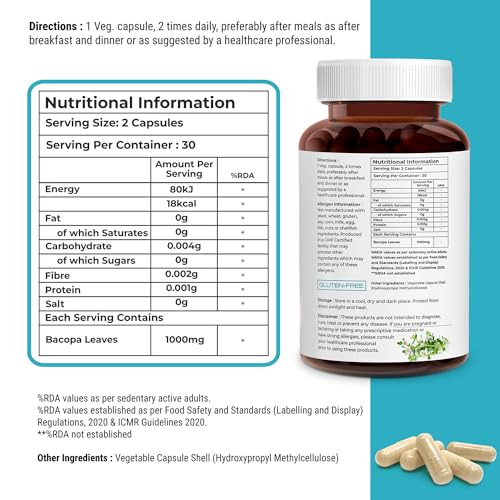 boost brain function with Bacopa capsules