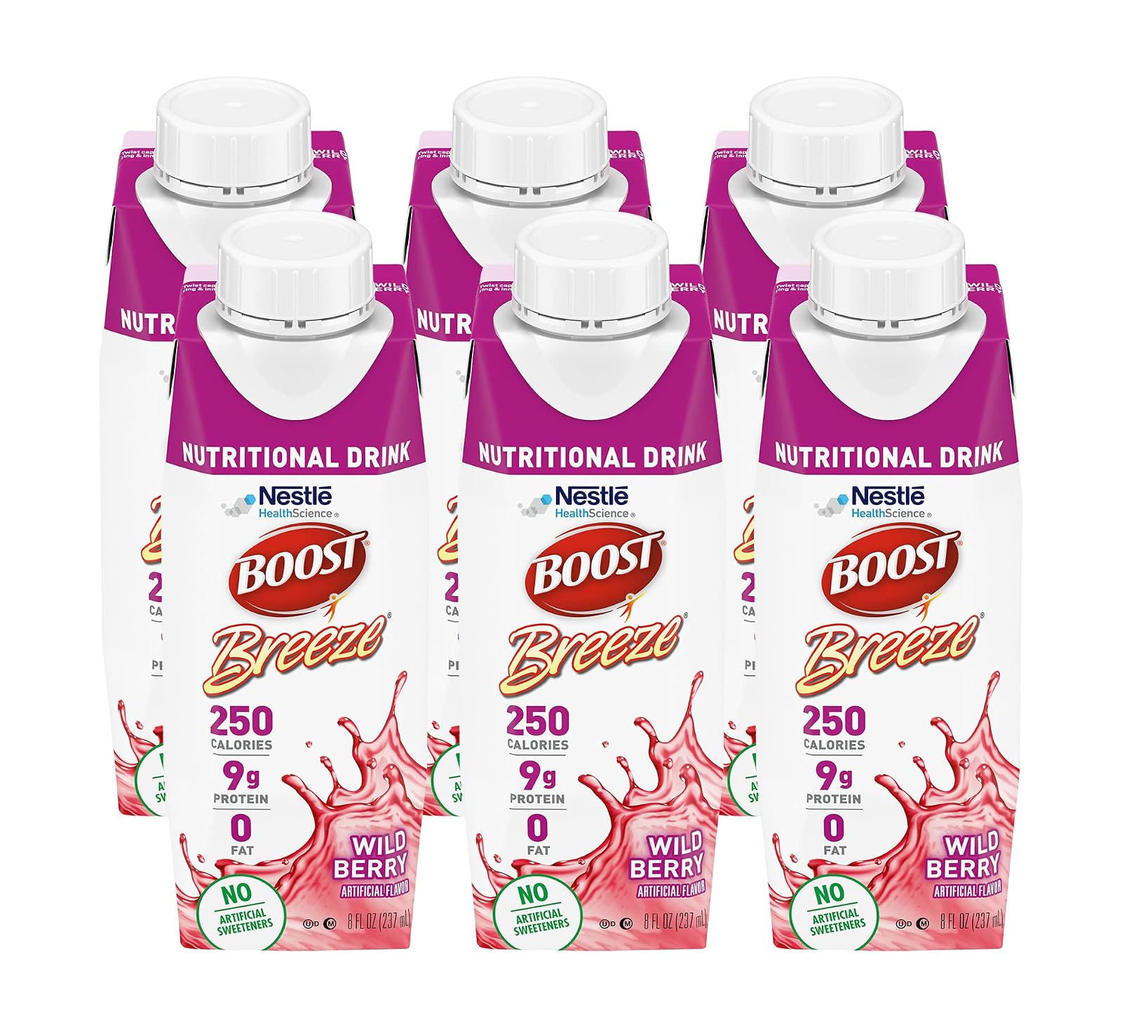 Boost Breeze Wildberry multivitamins pack