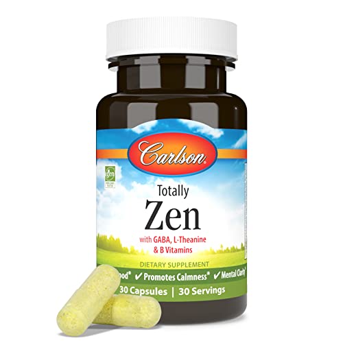 Boost calmness with Carlson vitamin capsules