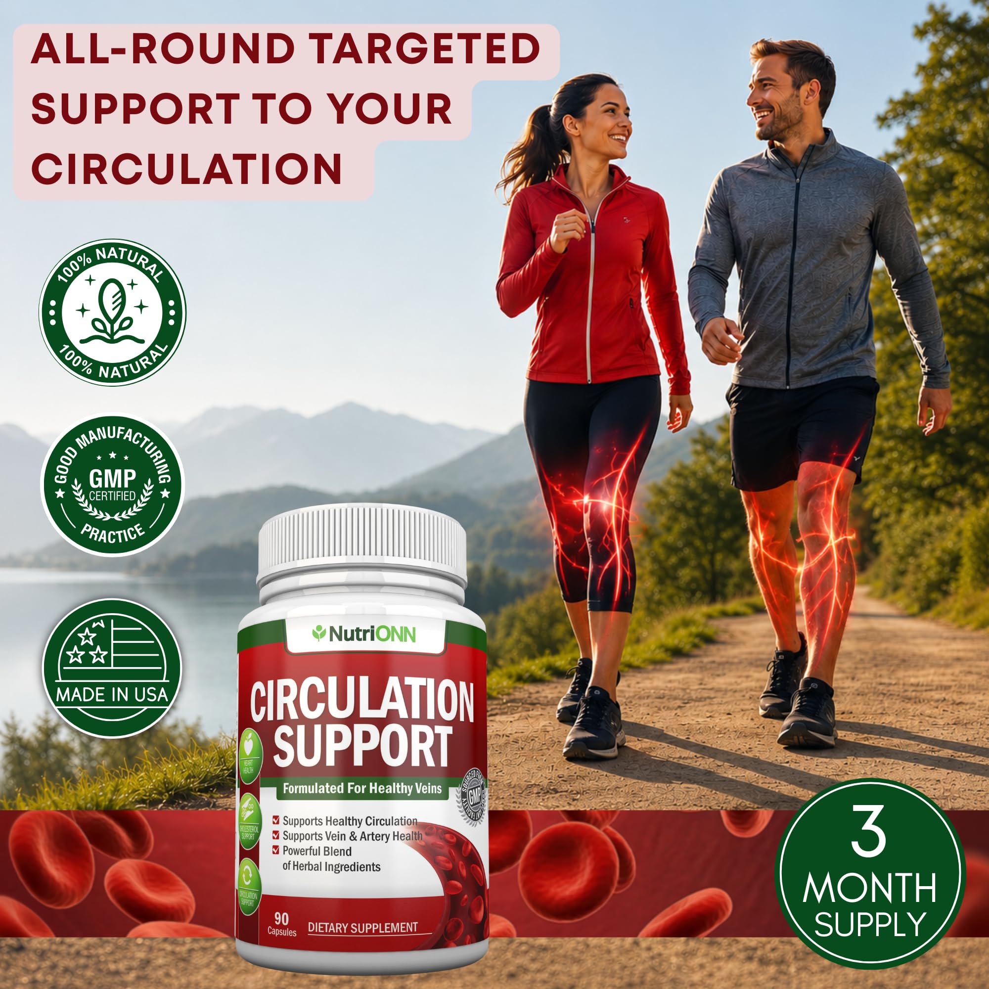 Boost circulation with L-arginine formula