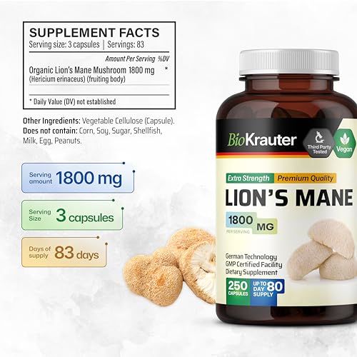 Boost cognitive function with Lion's Mane