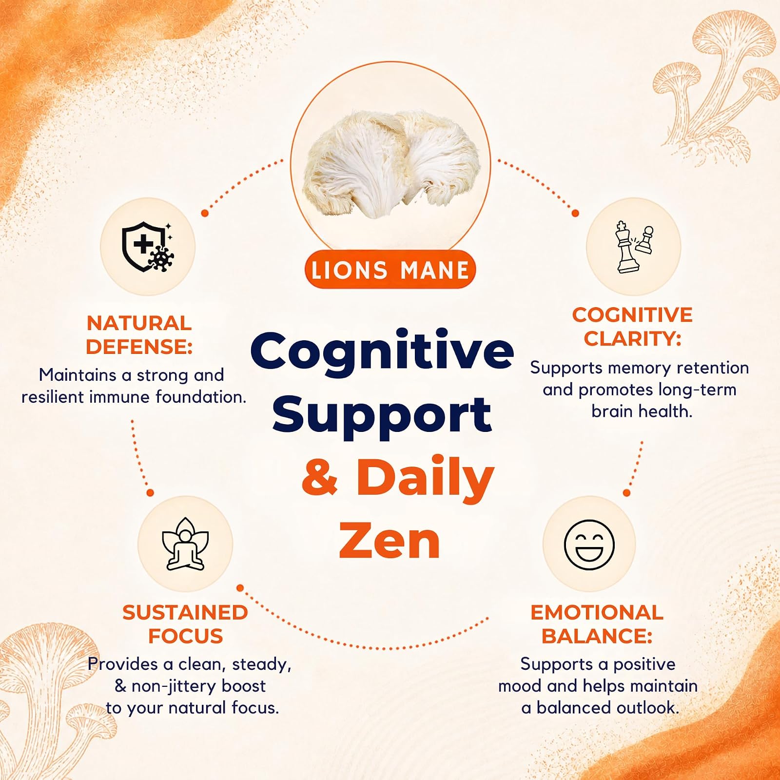 boost cognitive function with lion's mane