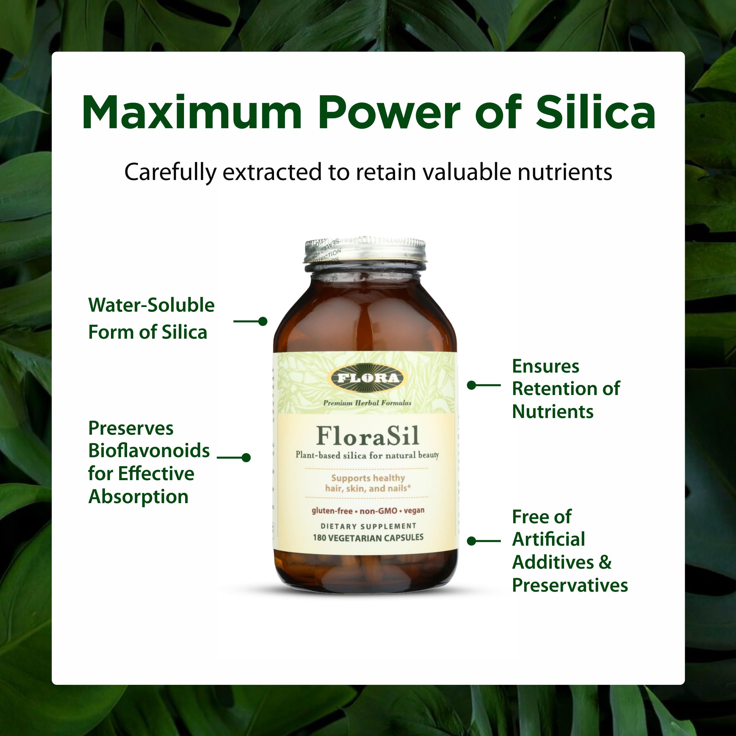 Boost collagen with FloraSil capsules
