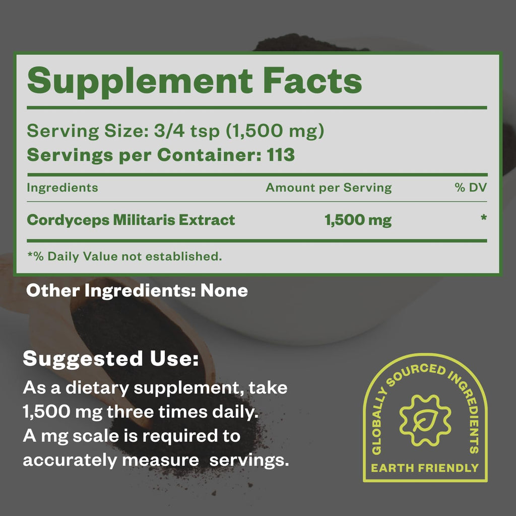 Boost endurance with Cordyceps powder