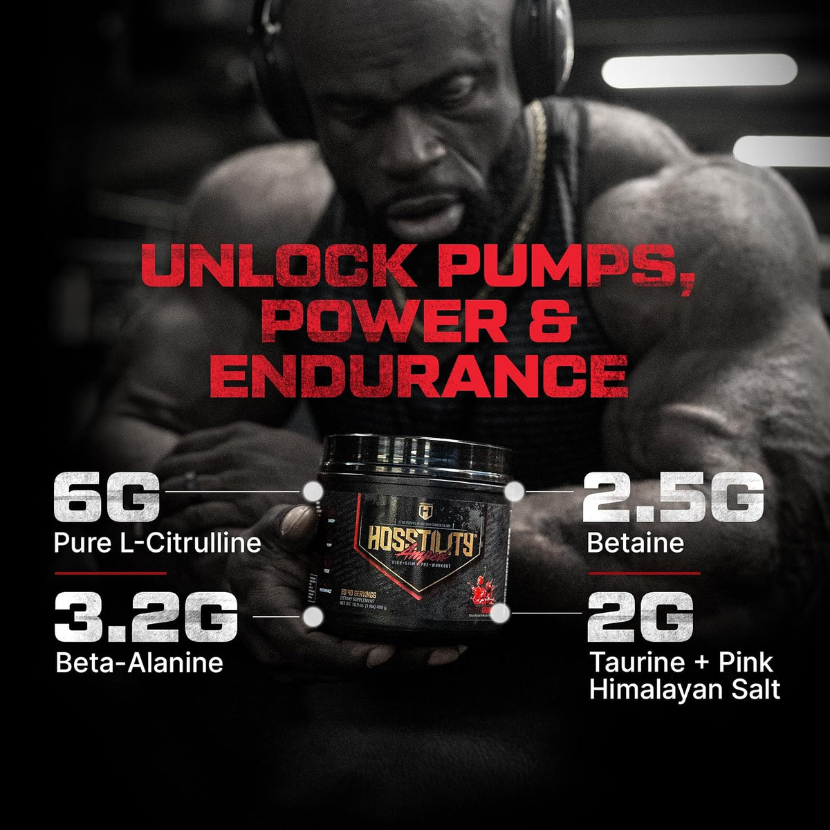 Boost endurance with HOSSTILE pre-workout