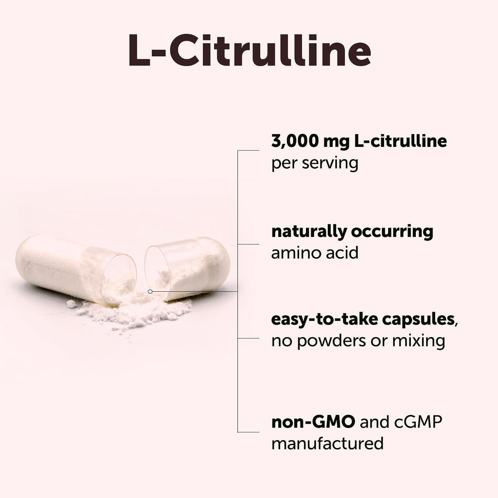 Boost endurance with L-Citrulline capsules