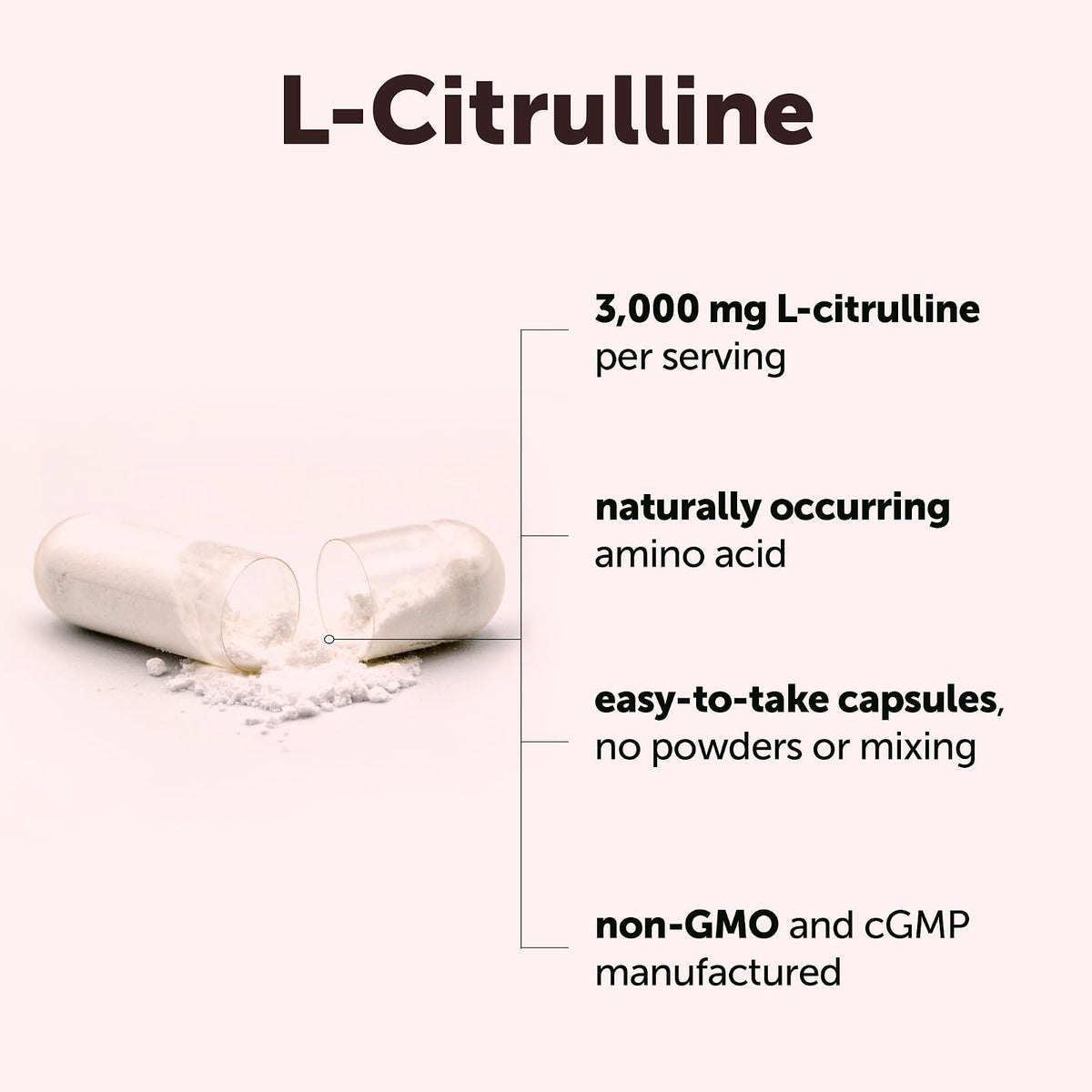 Boost endurance with L-Citrulline capsules
