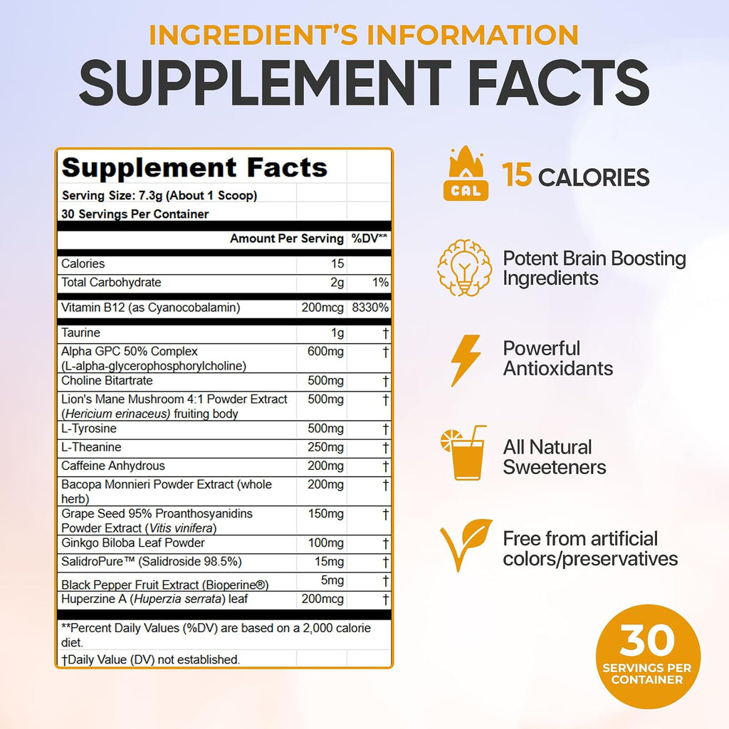 boost endurance with nootropic drink