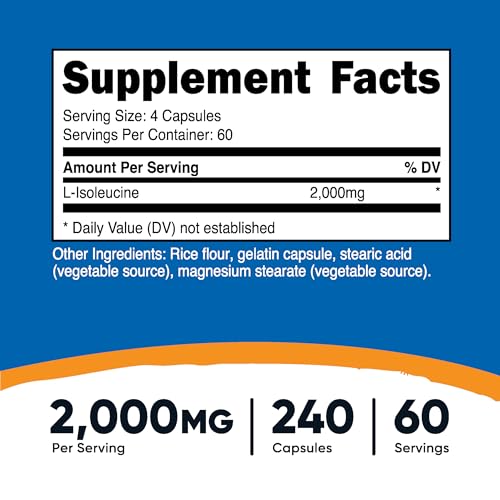 Boost endurance with Nutricost L-Isoleucine