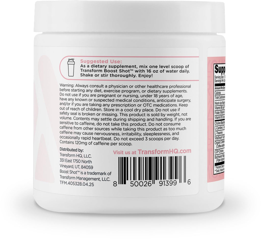 boost endurance with TransformHQ powder