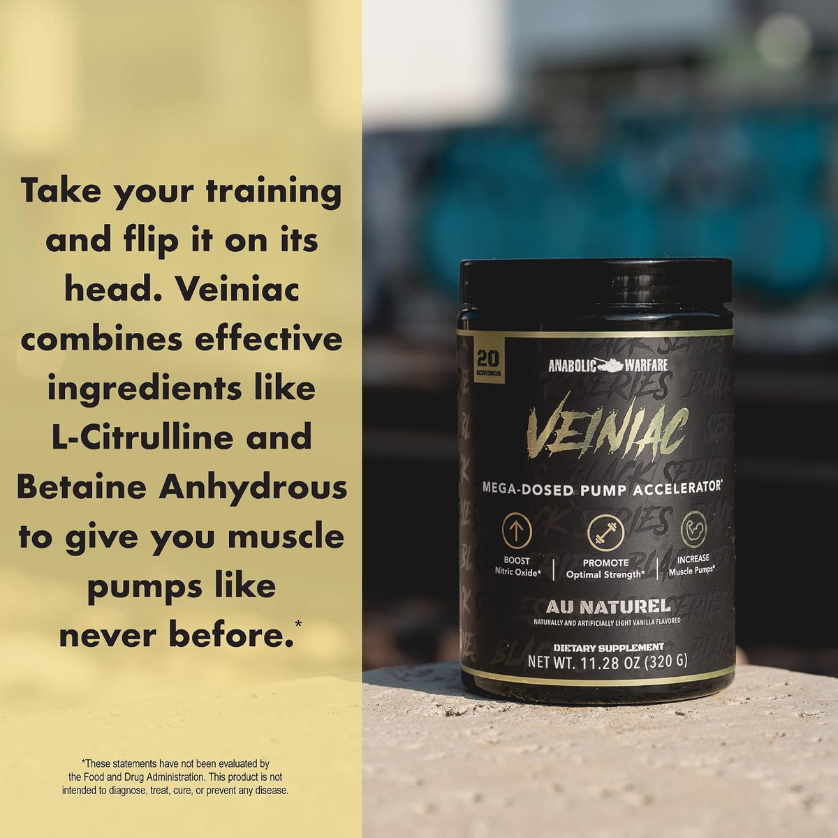 Boost endurance with Veiniac muscle pump