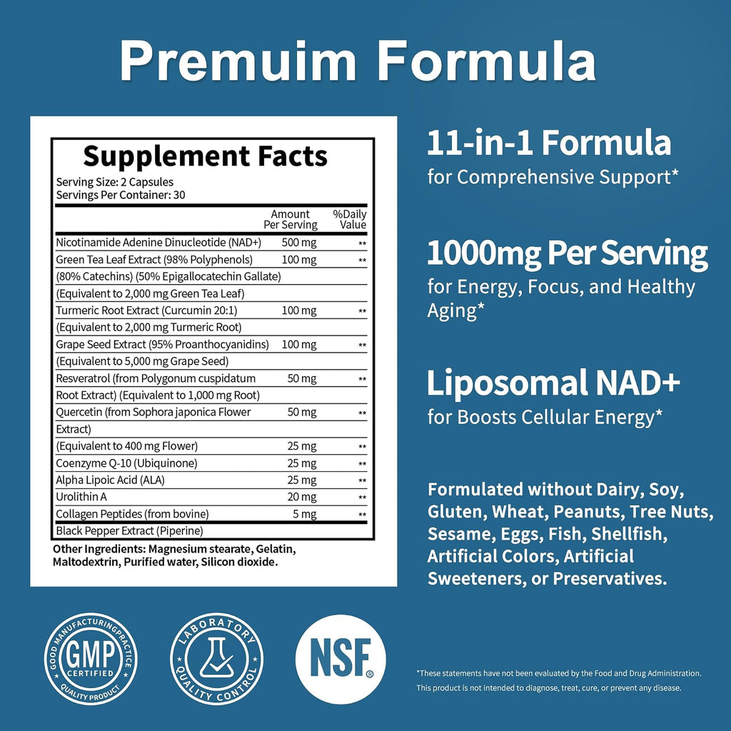 boost energy levels NAD capsules