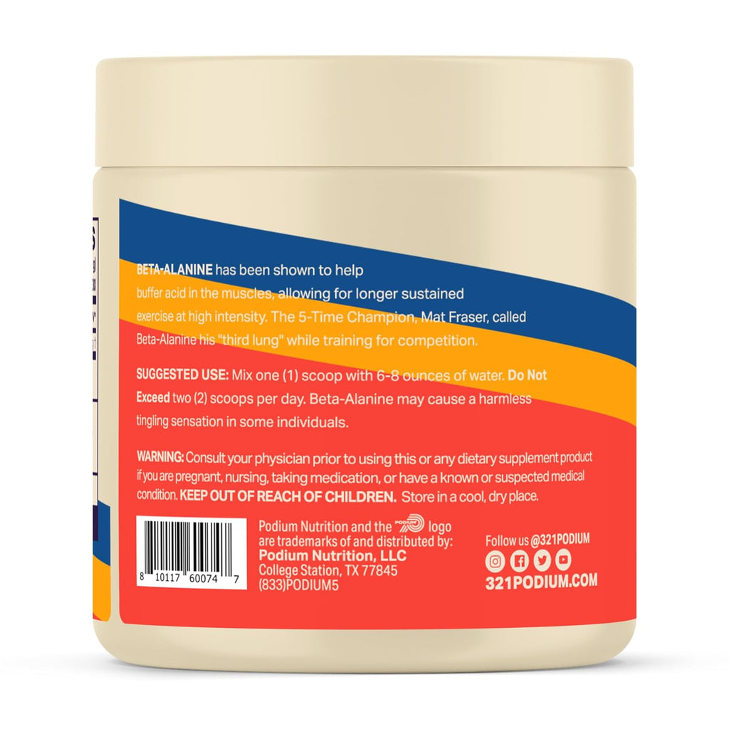 Boost energy levels with Beta Alanine