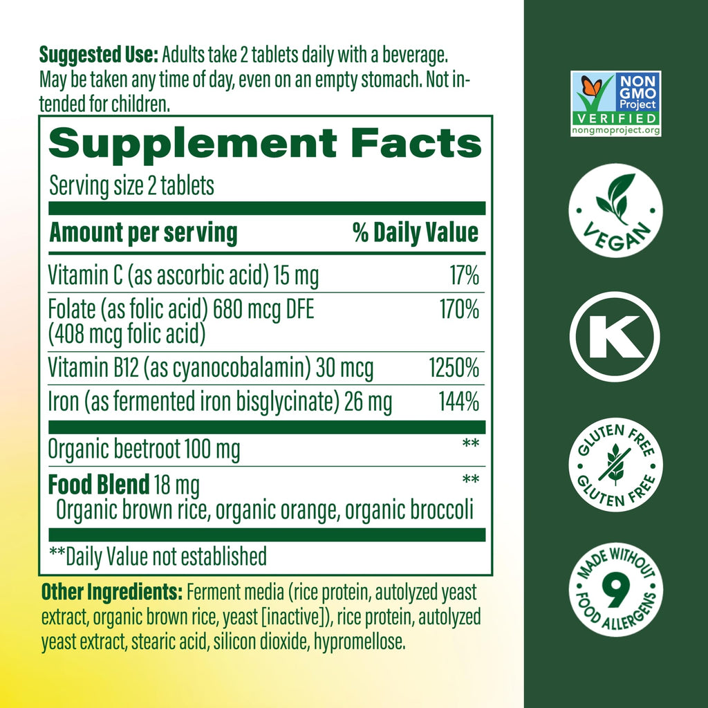 Boost energy levels with iron supplements