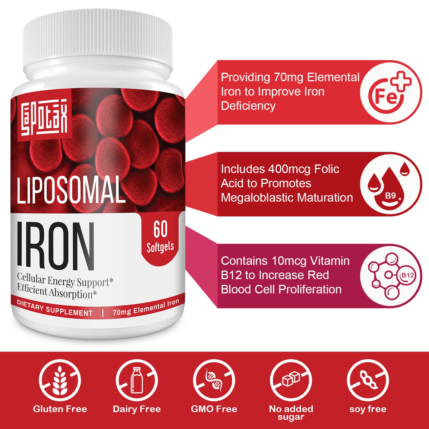 Boost energy levels with iron