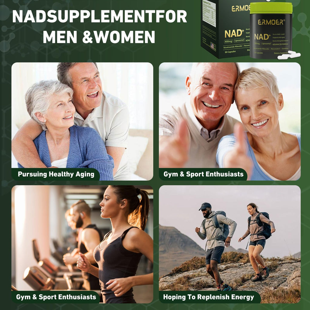 boost energy levels with NAD capsules