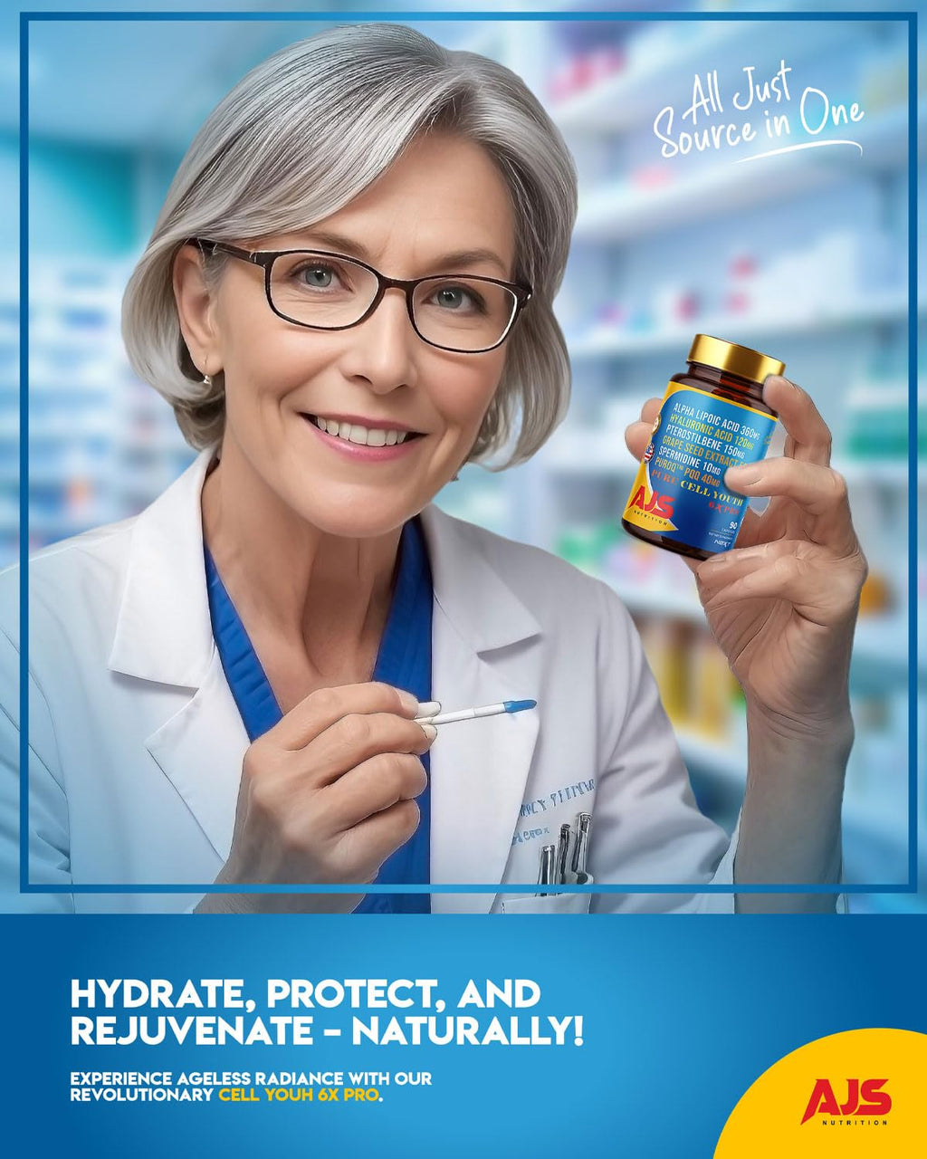Boost energy with AJS vitamins