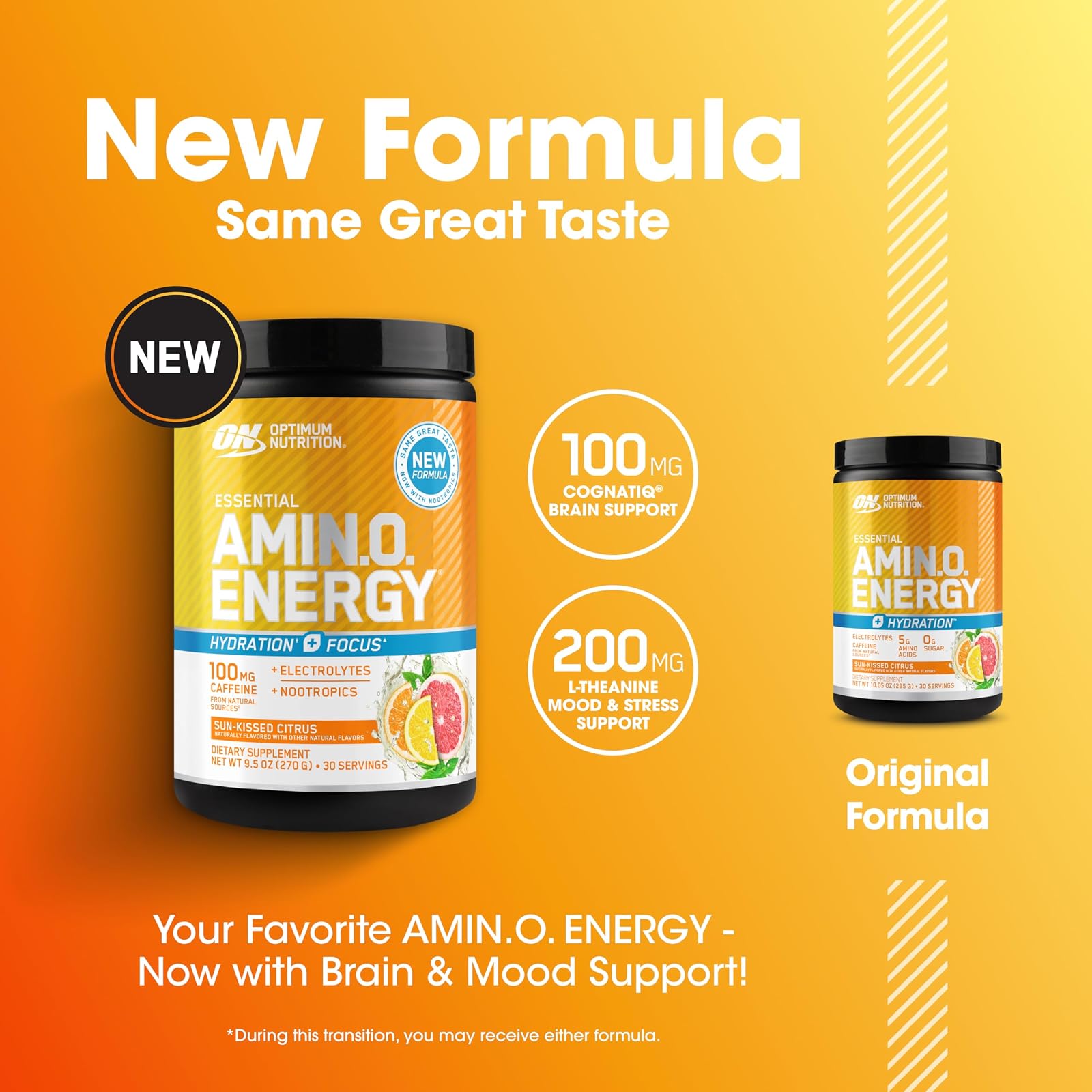 Boost energy with amino powder