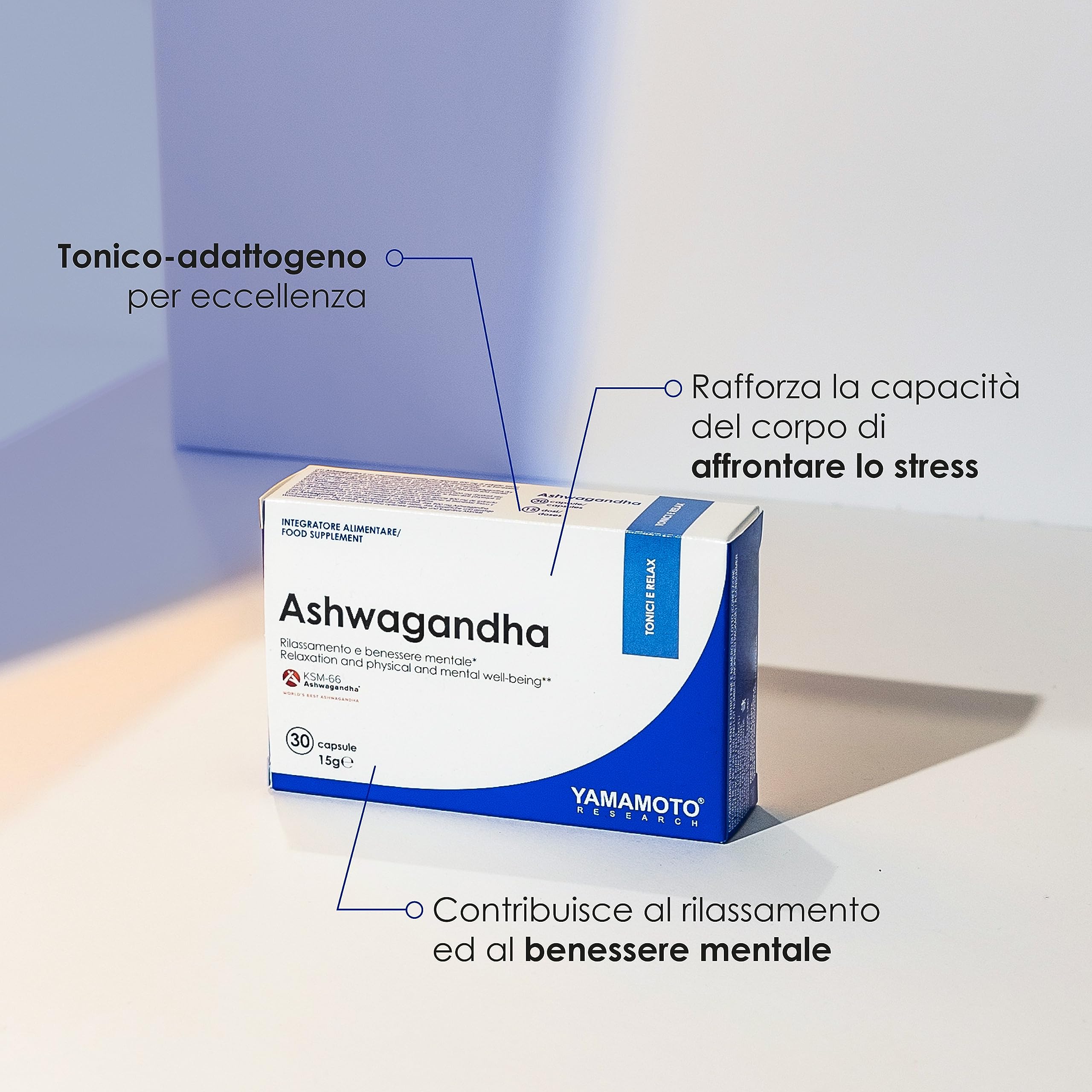 Boost energy with Ashwagandha supplement capsules