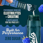 boost energy with blue razz electrolytes