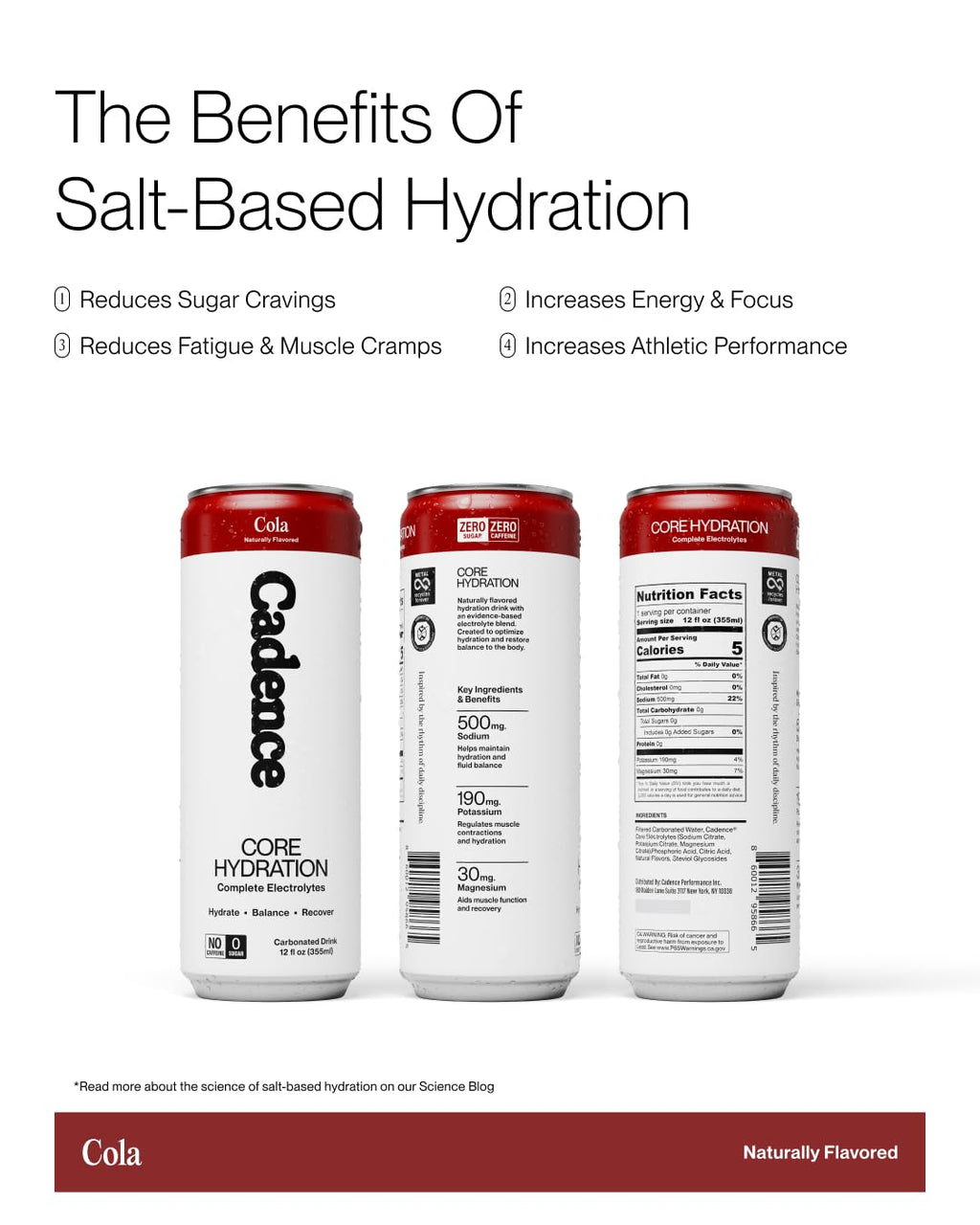 Boost energy with Cadence electrolytes