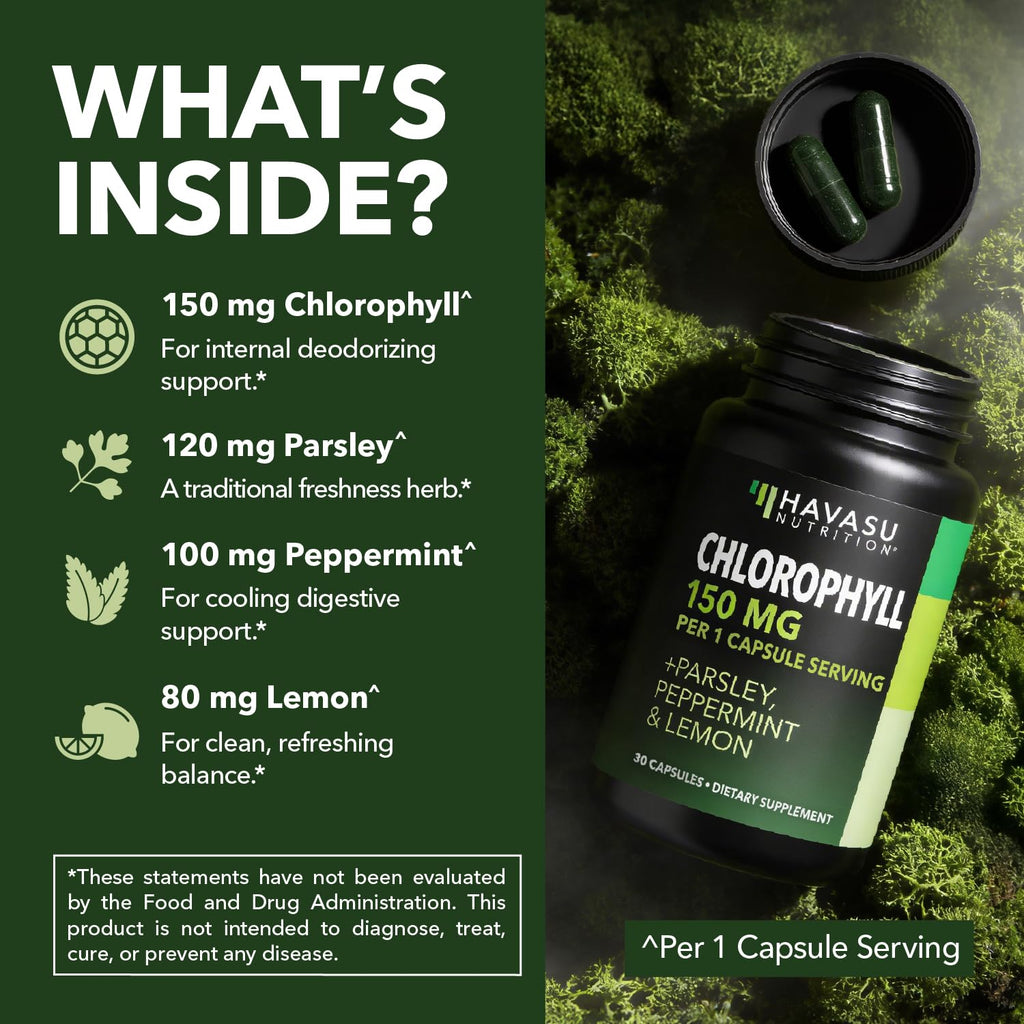 Boost energy with chlorophyll supplements