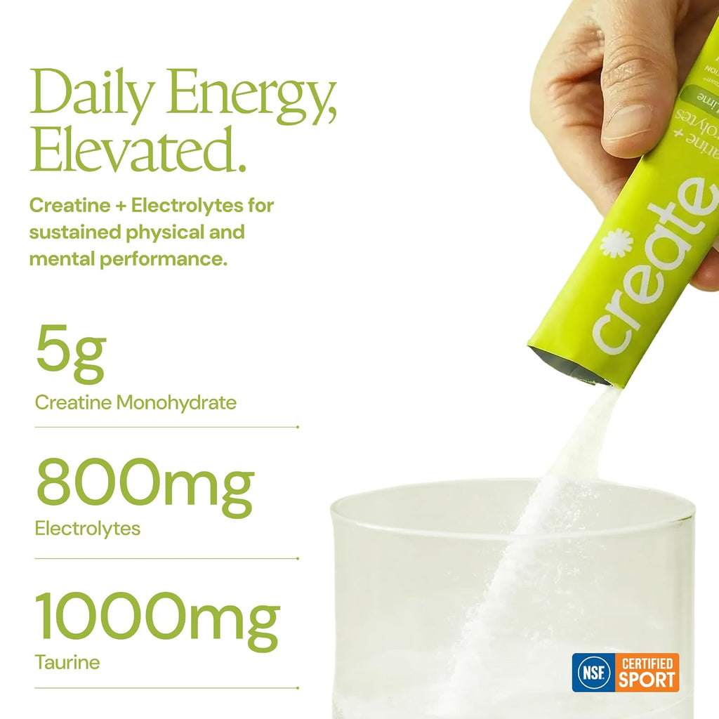 Boost energy with Create creatine