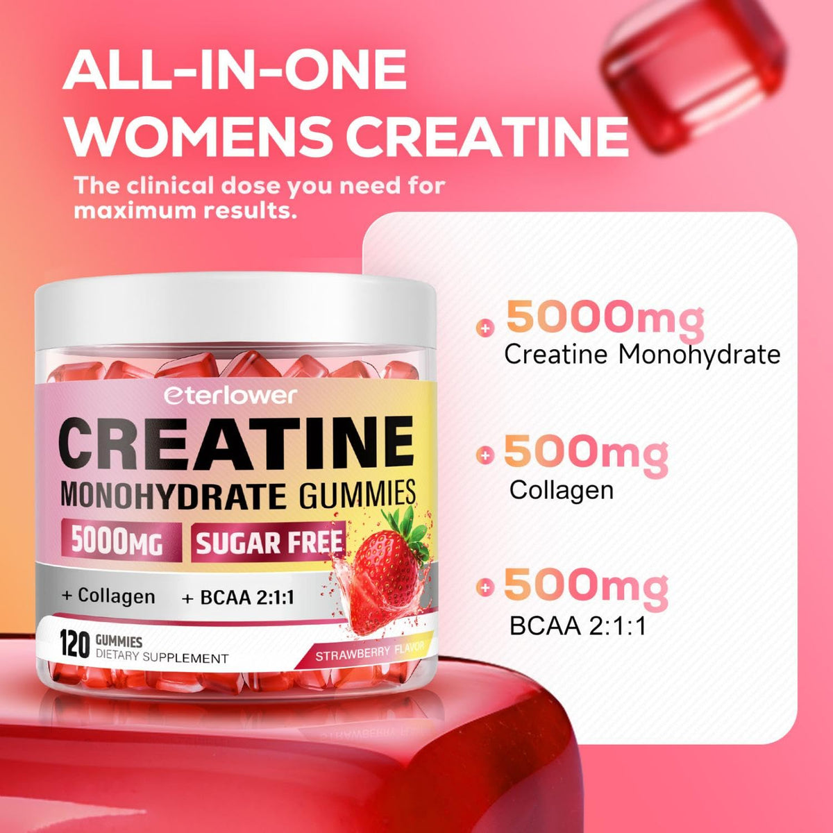 Boost energy with creatine gummies