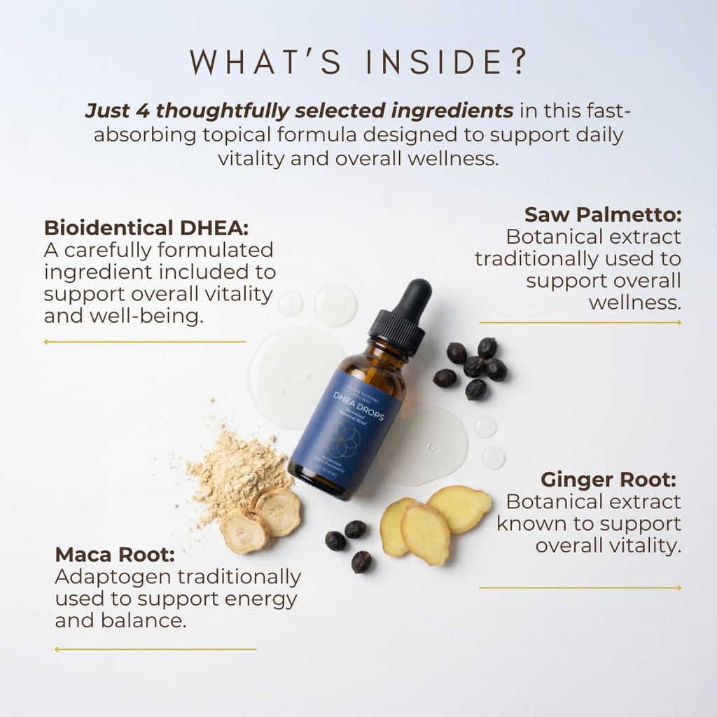 Boost energy with DHEA drops