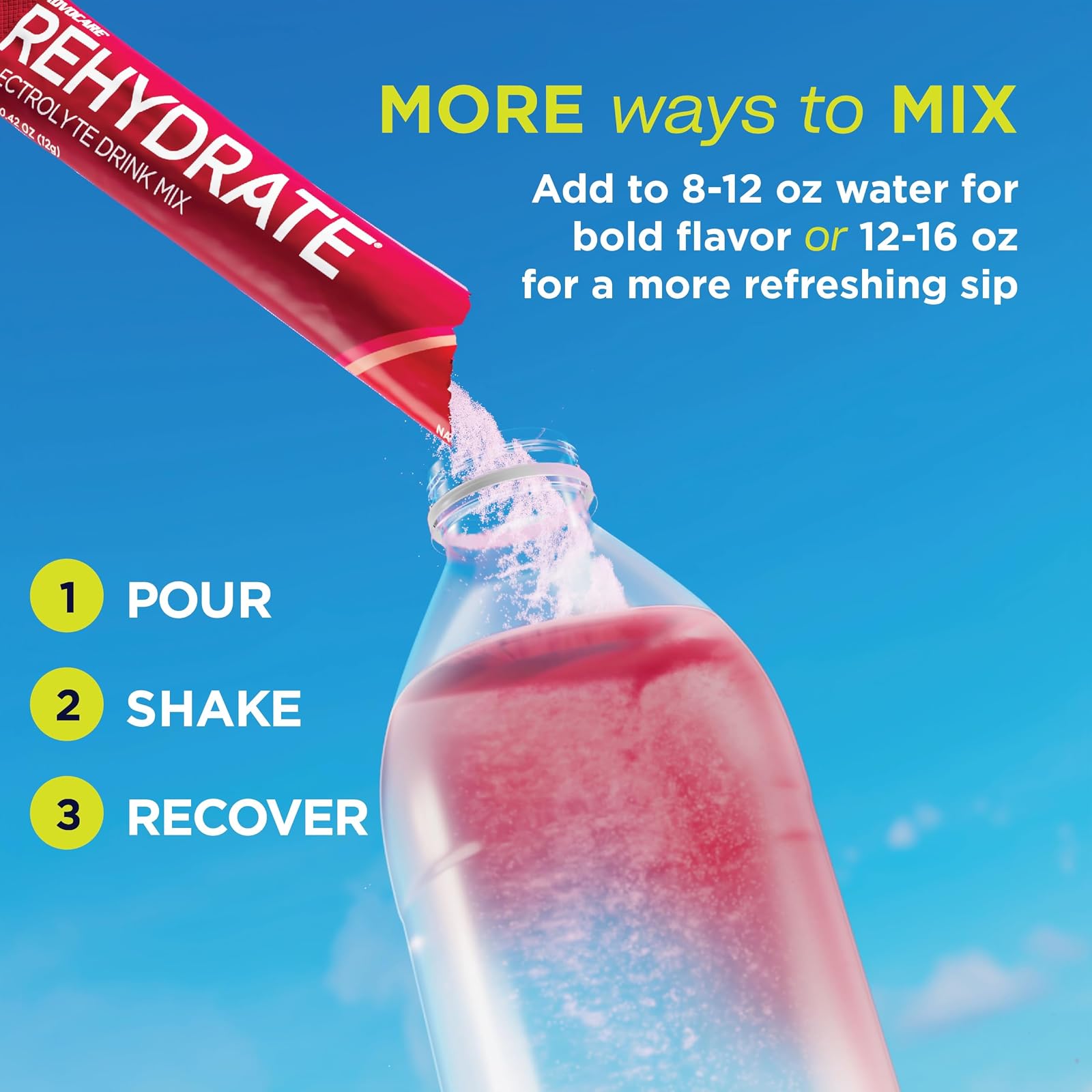 boost energy with electrolyte drink mix