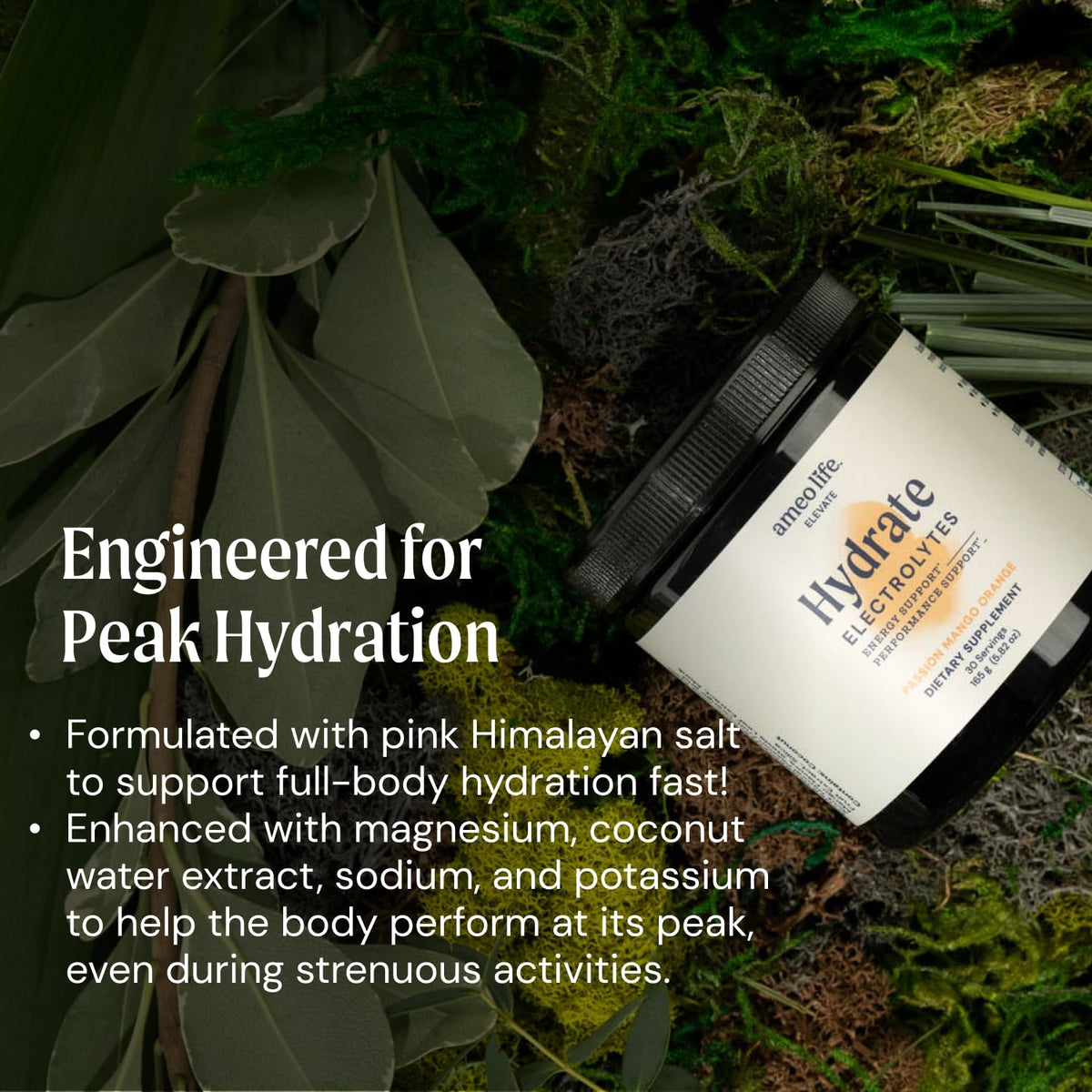 Boost energy with electrolyte mix