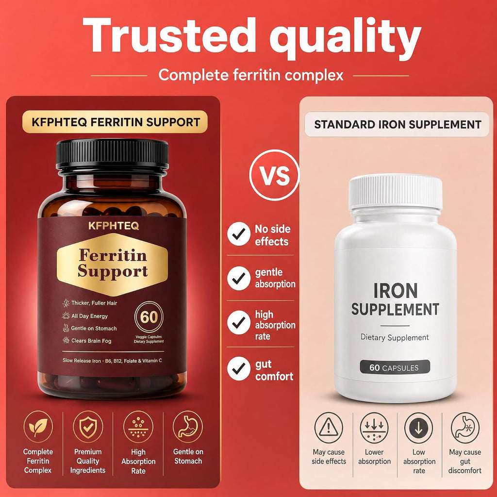 boost energy with ferritin supplement
