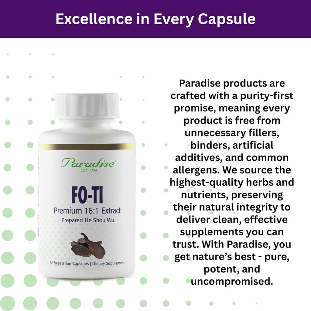 Boost energy with Fo-Ti capsules