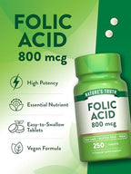 Boost energy with folic acid