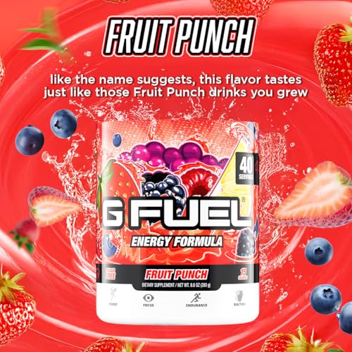 boost energy with G Fuel powder