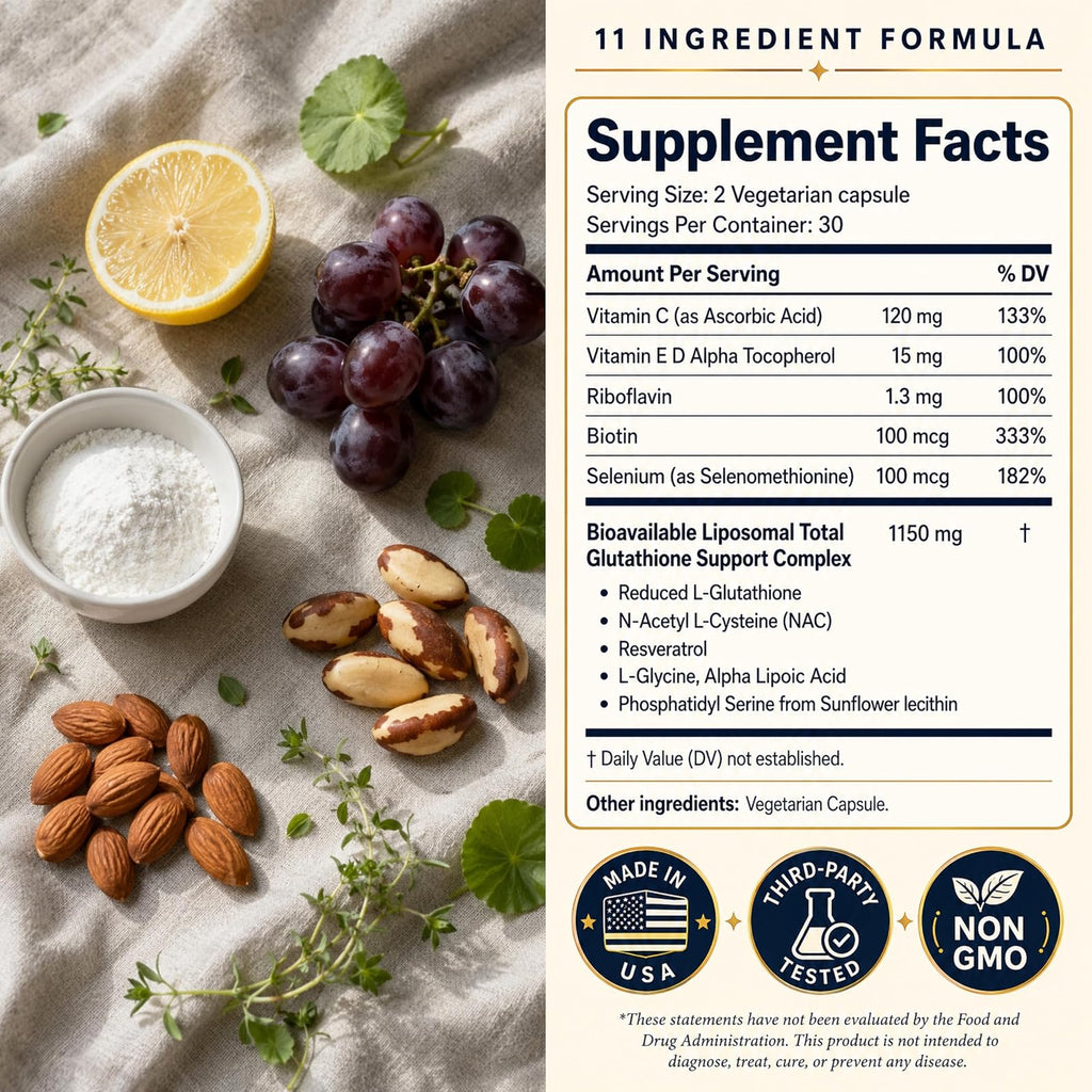 Boost energy with glutathione supplements